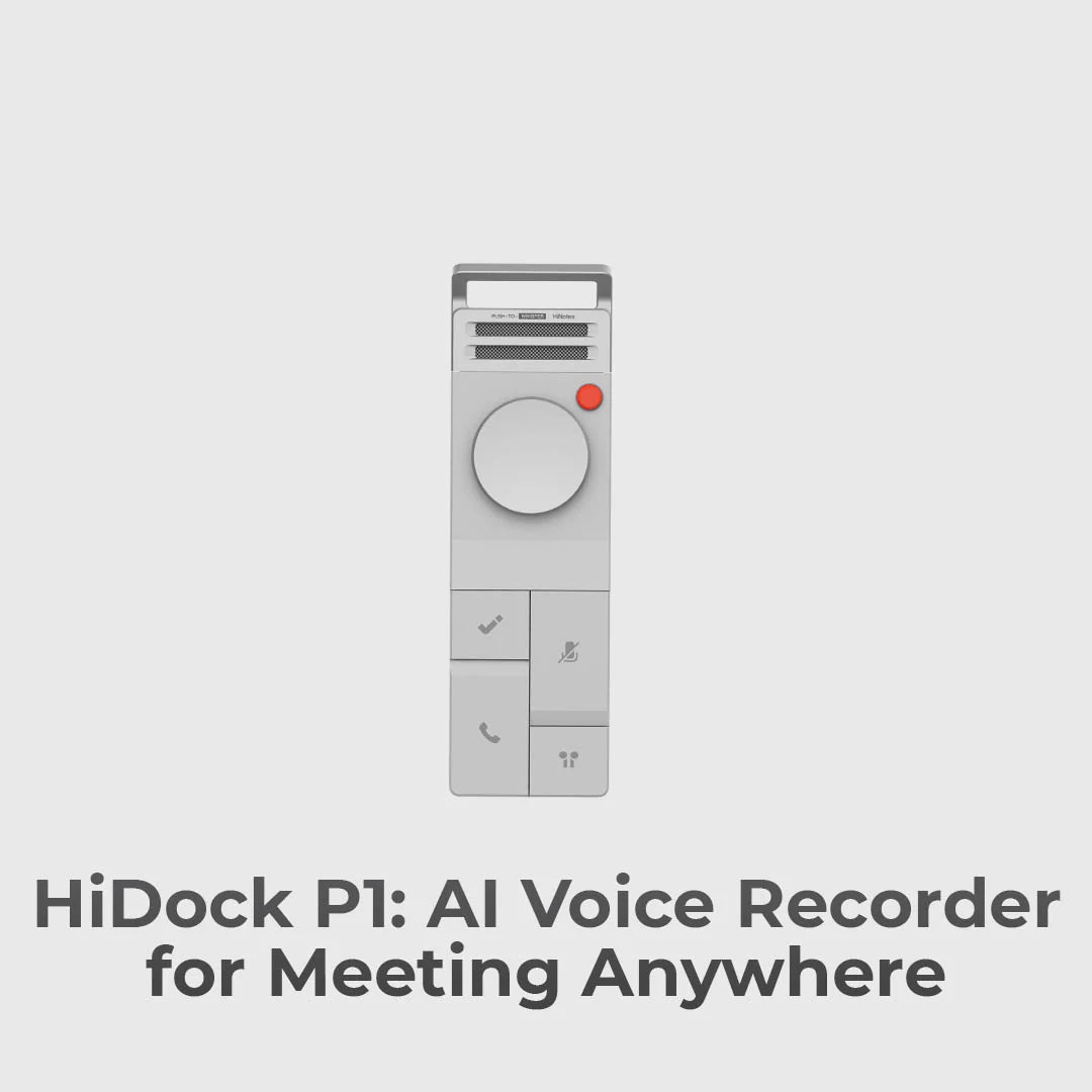 Heyup | HiDock P1 & P1 mini-AI Voice Recorder - Heyup