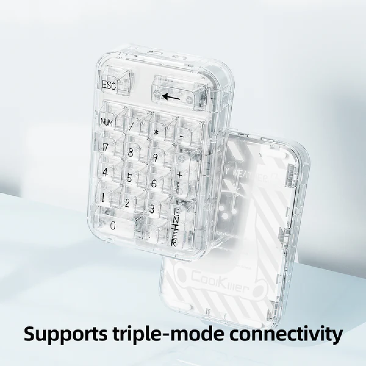 Heyup | CoolKiller Numeric Keypad 2 in 1 Numeric Transparent Keyboard ...