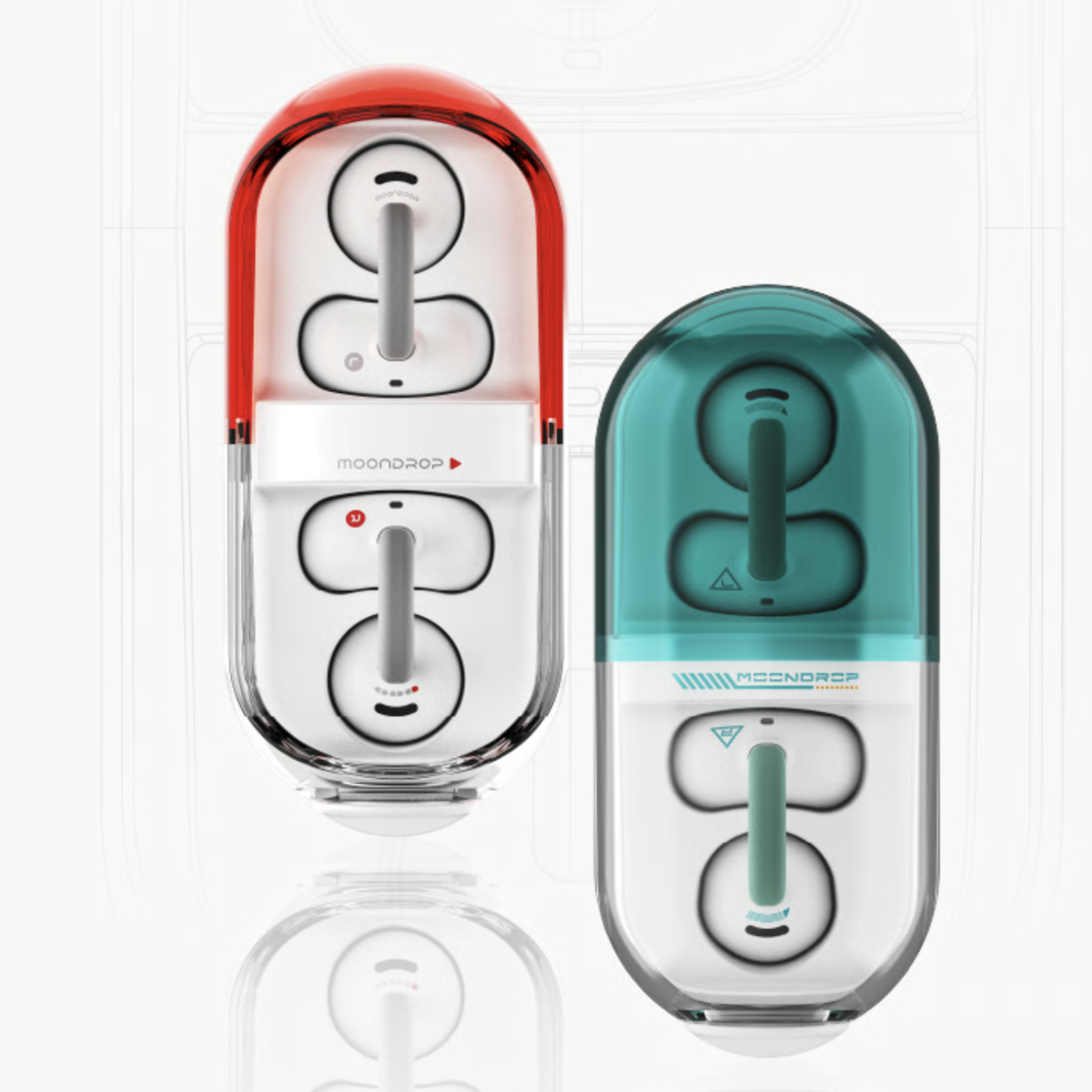 Heyup | MOONDROP PILL OWS Ear-clip Earbuds - Heyup