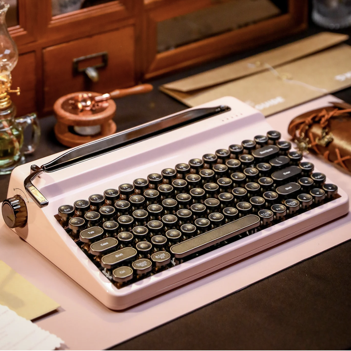 Heyup| YUNZII QL75 New Retro Typewriter Mechanical Keyboard - Heyup