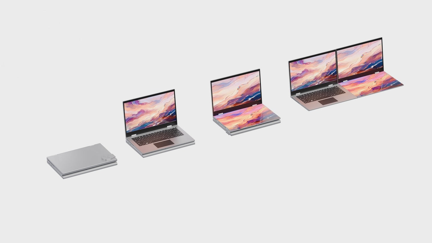 Heyup | XbooK Triple-Screen Laptop - Heyup