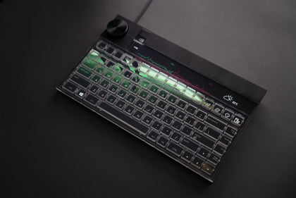 Flux Transparent Keyboard With Integrated Display Tryout & Reviews - Heyup