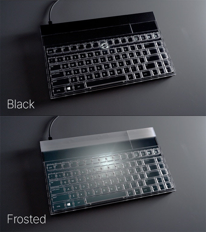 Flux Transparent Keyboard With Integrated Display Tryout & Reviews - Heyup